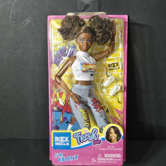 Fresh Dolls | Toys | Im Ebony Fresh Dolls Rock The Bells Articulated ...